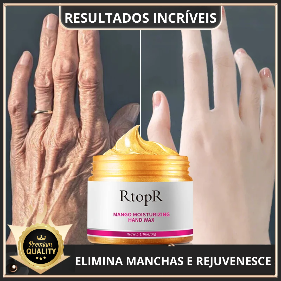 Máscara de Mãos RtopR - Hidratação Profunda e Eliminação de Manchas de ...